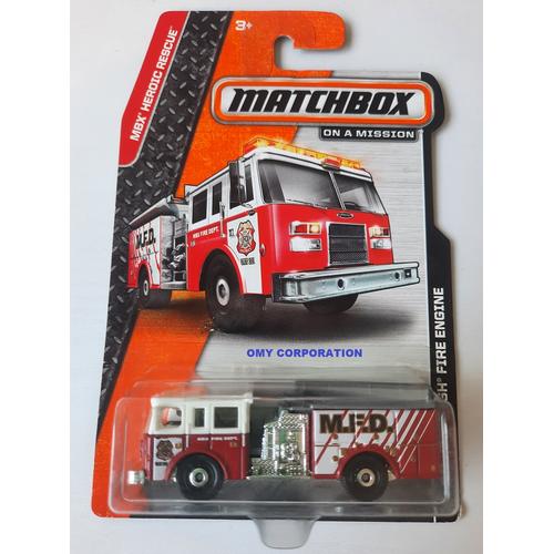 Jual Matchbox Pierce Dash Fire Engine Fire Truck Pemadam Mbx Heroic ...