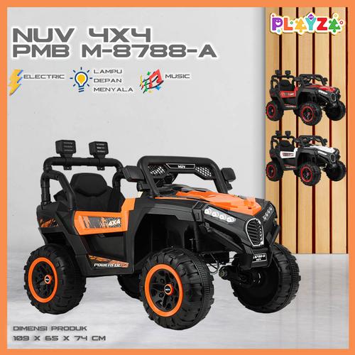 Jual Mainan Mobil aki anak PMB NUV ATX M-8788-A , 4x4 / 4 gearbox ...