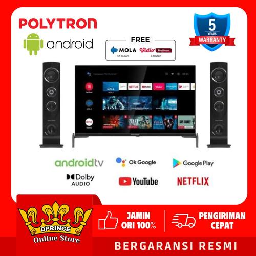 Promo LED POLYTRON SMART ANDROID PLD TV 32 INCH 32TAG5959 / 32TAG5959 ...