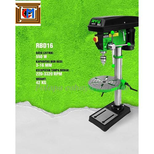 Jual RYU Bor duduk 16mm Bench Drill 16mm RBD16 - Kota Surabaya - Palapa ...