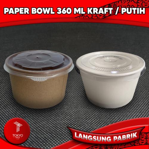 Promo Paper Bowl 360 ml / Mangkok Kertas / Rice Bowl Paper 360 ml ...