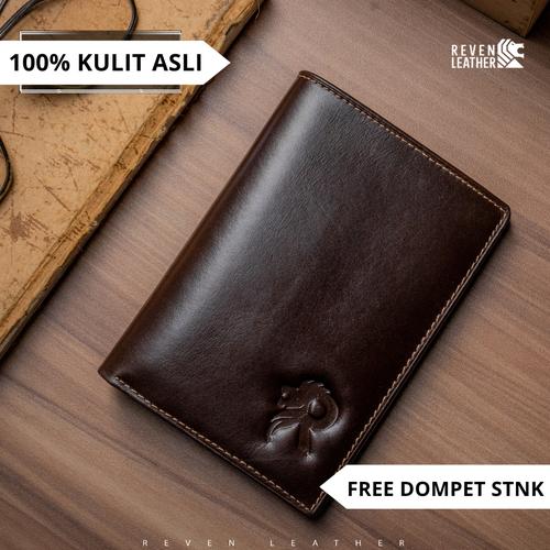 Jual Dompet Leather Card Holder Wallet Pria Kulit Asli Branded ...