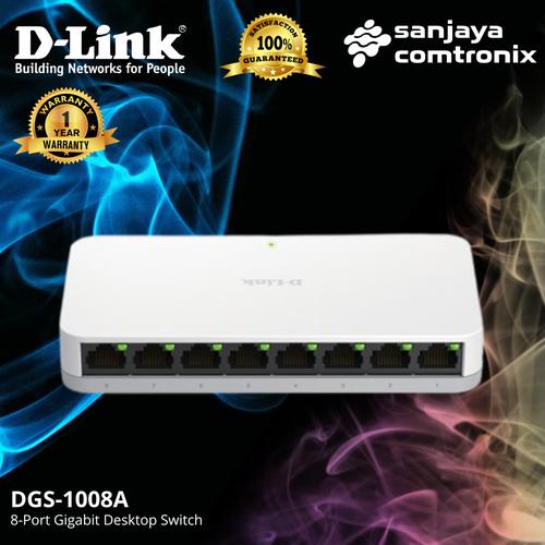 Jual D-Link DGS-1008A / DGS-1008C 8-port Gigabit Desktop Switch Plastic ...