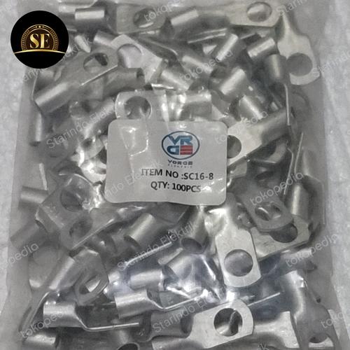 Jual Skun Kabel SC-16 Tembaga doff Scun Cable LUG Dove PANEL sc-16-8 ...