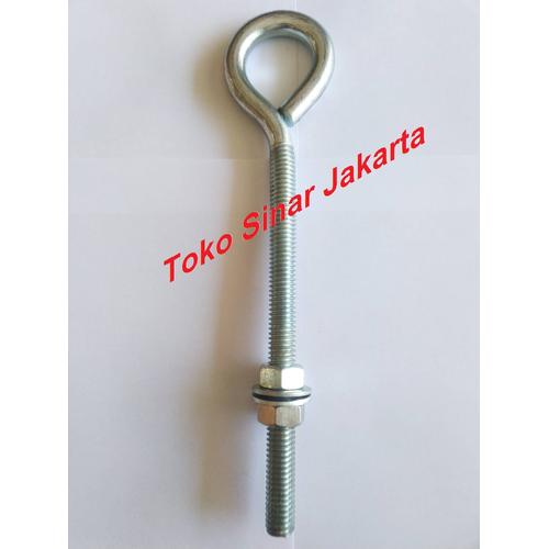 Jual Gantungan Gantung Kait Cantolan Roofing Hook Bolt Baut Mur Ring 12 ...