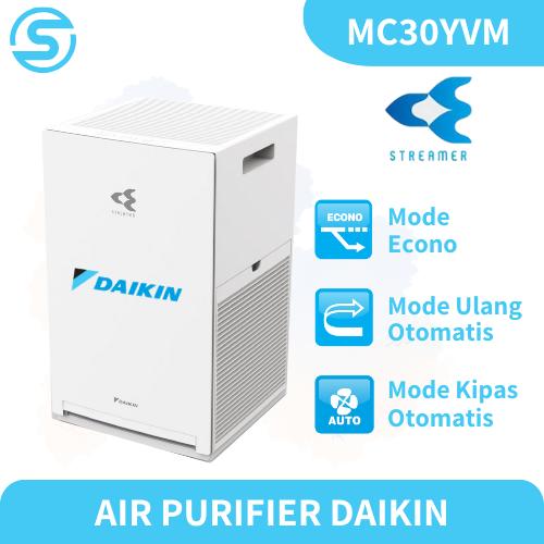 Jual AIR PURIFIER DAIKIN MC30YVM7 TEKNOLOGI STREAMER & HEPA FILTER ...