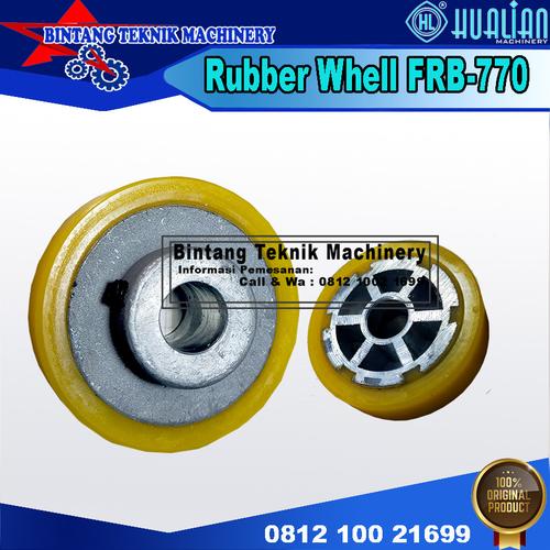 Jual Rubber silicone wheel/roda roll karet mesin continuous band sealer ...