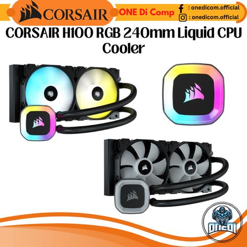 Jual CORSAIR H100 RGB 240mm Liquid CPU Cooler - Kota Medan - ONE Di ...