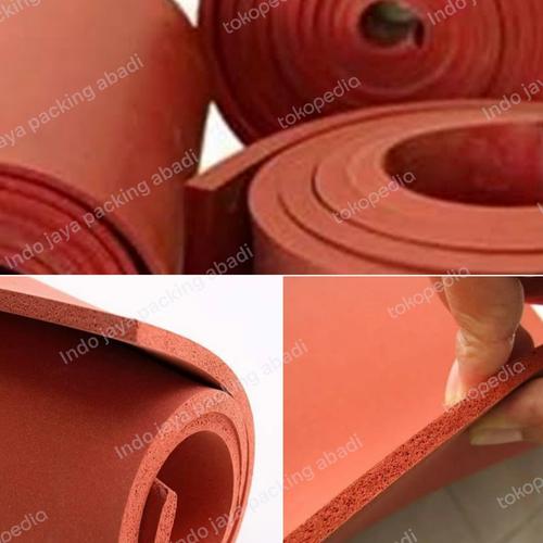Jual sponge silicon merah tebal 4mm 1m x 1m - Jakarta Barat - Indo jaya ...
