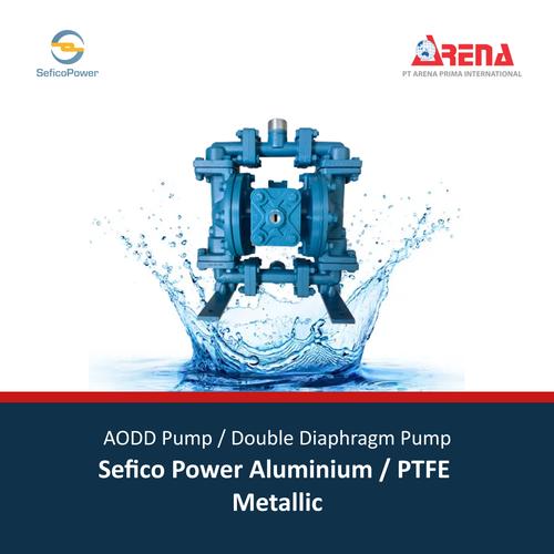 Jual Double Diaphragm AODD Pump Sefico Power Metallic Alumunium / PTFE ...