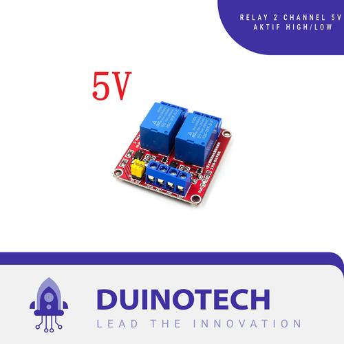 Jual RELAY 2 CHANNEL 5V AKTIV HIGH ATAU LOW WITH OPTOCOUPLER FOR ...