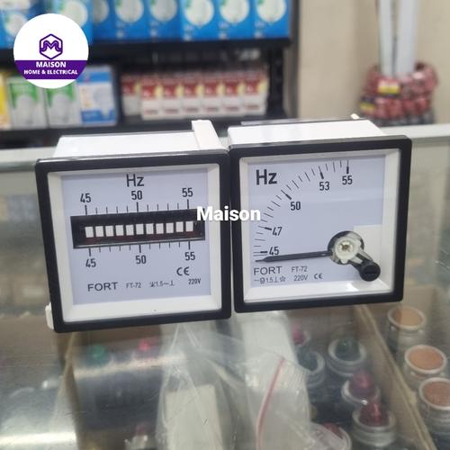 Jual Fort HZ Meter frequency meter Analog 72X72 jarum / getar - getar ...