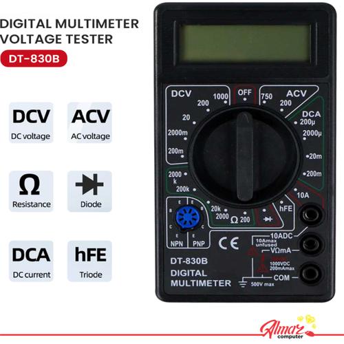 Jual Multimeter DT380B Avo Meter Multitester Avometer Digital DT-830B ...