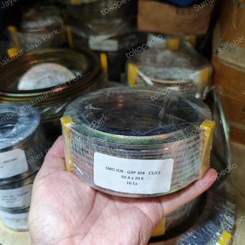 Jual SWG JIS 20K Carbon Steel ( Spiral Wound Gasket CS JIS 20K ) 3"inch ...