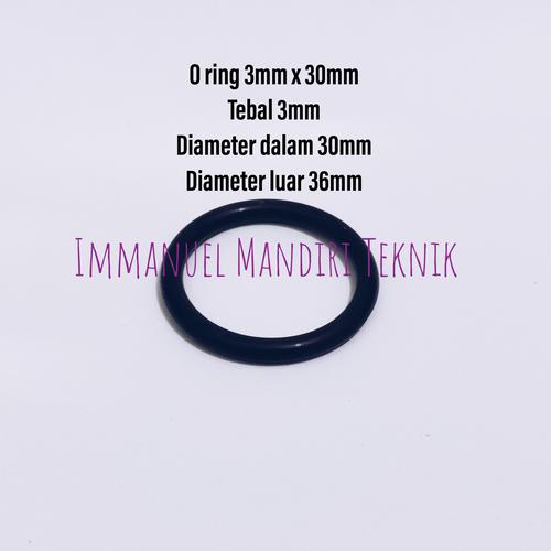 Jual O-ring 3 x 30mm / Seal Karet 3mm x 30mm / O ring NBR - Jakarta Barat - Immanuel Mandiri ...