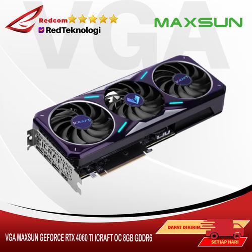 Promo VGA MAXSUN GEFORCE RTX 4060 TI ICRAFT OC 8GB GDDR6 Cicil 0% 3x ...