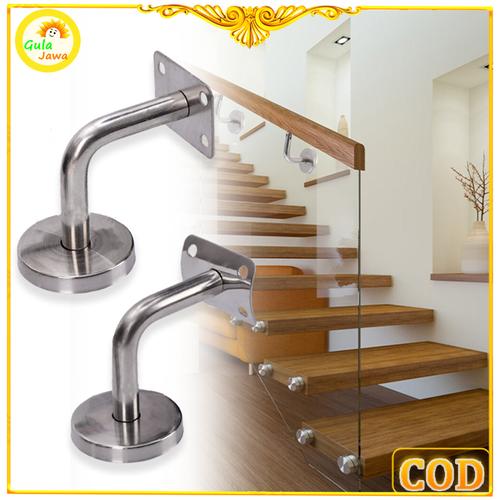 Jual 60x60mm Bracket Handrail Connector Bracket Glass Clamp Banister - Bengkok - Kab. Tangerang ...