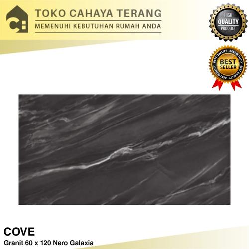 Jual Granit Cove 60x120 Nero Galaxia Glazed Polished Granite Tile ...