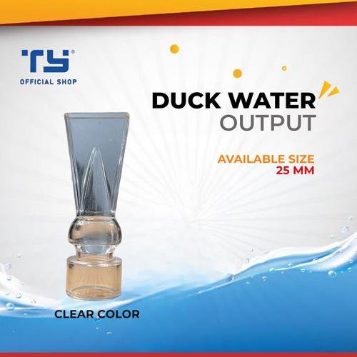 Jual TY Duck Water Output (Clear Color) Pipa Pipe /Pipa Duckbill U ...