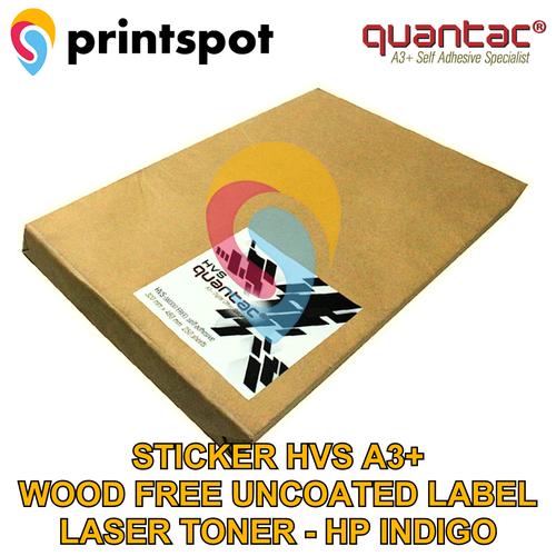 Jual QUANTAC Sticker HVS Paper A3+ Stiker Matte Wood Free Digital Print ...