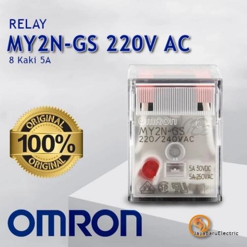 Jual Relay OMRON MY2N-GS 220VAC ( LED INDICATOR ) NEW ORIGINAL - Jakarta Pusat - Electrical ...