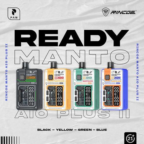 Jual Rincoe Manto Aio Plus II 80W 18650 with RBA Pod Kit / Manto Aio ...