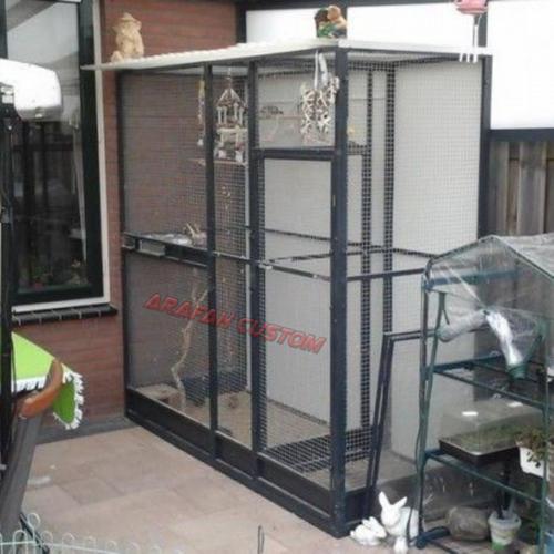 Jual Kandang Burung Koloni Aviary Falk Nuri Lovebird Finch Murai Besi ...