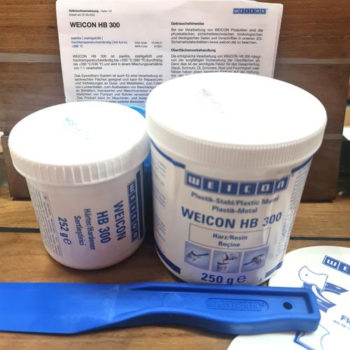 Jual WEICON HB 300 HIGH TEMPERATURE EPOXY PLASTIC STEEL ADHESIVE 500 ...