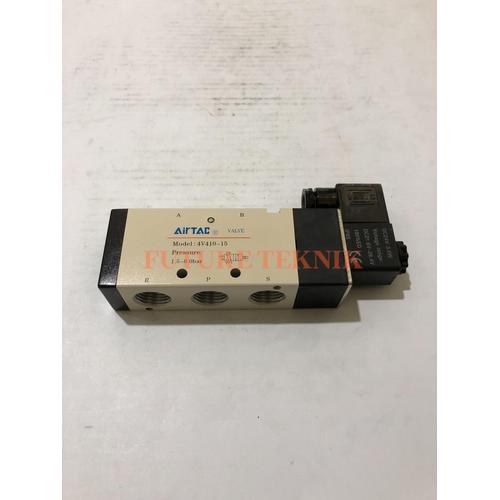 Jual solenoid valve 1/2 inch AIRTAC 4V410-15A 4V410 15A AC220V - Kota ...