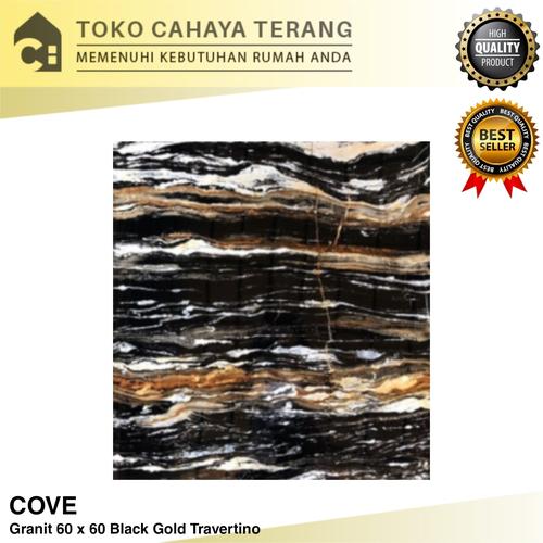 Jual Granit Cove 60 x 60 Black Gold Travertino Glazed Polished Granite ...