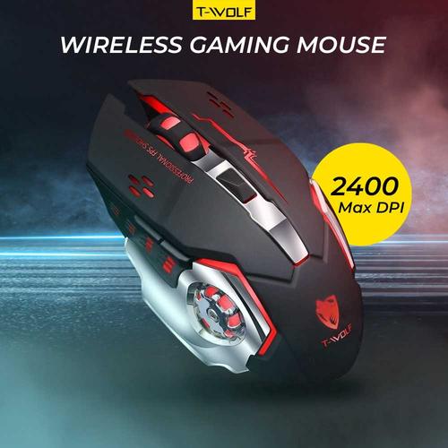 Jual Mouse Mause Mose Mos Wireless PC Komputer Gaming Lampu LED RGB ...