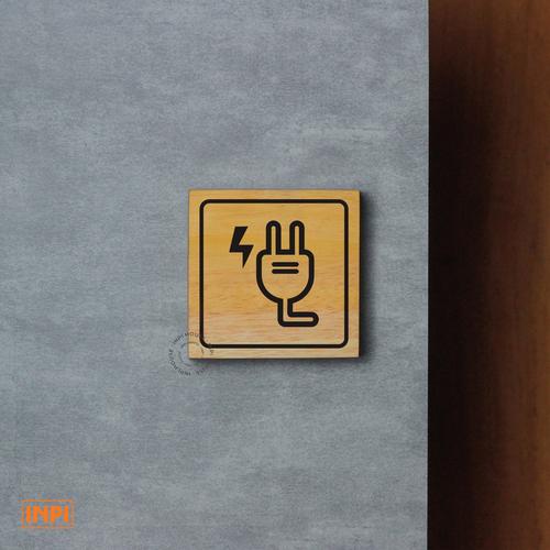 Jual charge port signage - charging port - wall sign - sign system ...