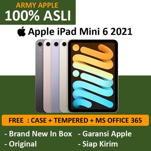 Jual IBOX iPad Mini 6 2021 8.3" 64GB 256GB WiFi Cell Gray Pink Purple RESMI - 64GB WiFi, Grey ...