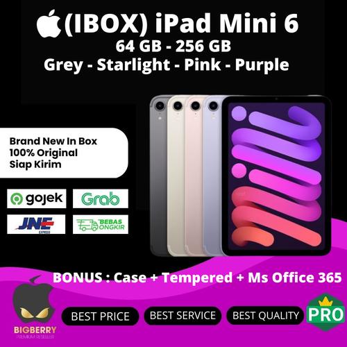 Jual RESMI IBOX iPad Mini 6 2021 8.3" 256GB 64GB Wifi Cell Purple ...