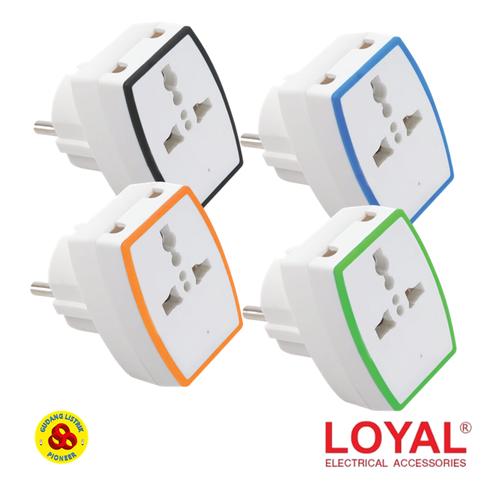 Jual Steker T Serbaguna Internasional 3 Pin T Multi LY915 Cabang 3 ...