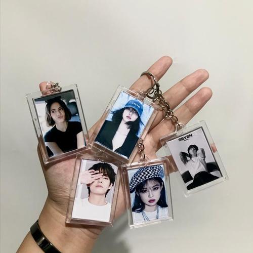 Jual Gantungan kunci akrilik custom insert paper Kotak / Bulat - BULAT ...