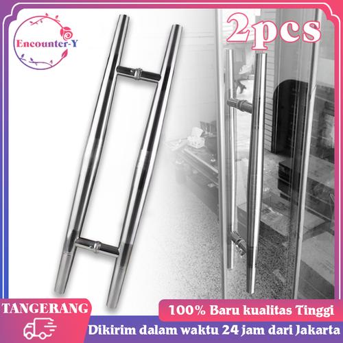 Jual 2pcs Door Pull Handle Gagang Pintu Stainless Handle Pintu Kaca ...