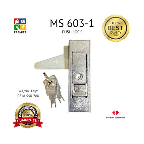 Jual Kunci Box Panel MS 603-1 Push Lock - Push Button Silver PREMIER ...
