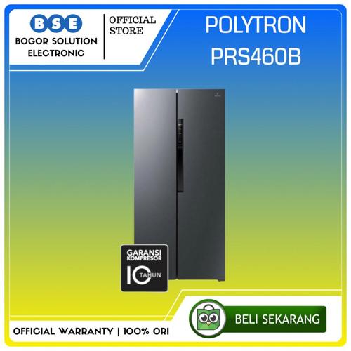 Promo KULKAS SIDE BY SIDE POLYTRON PRS460B | PRS 460 B | PRS460 ...