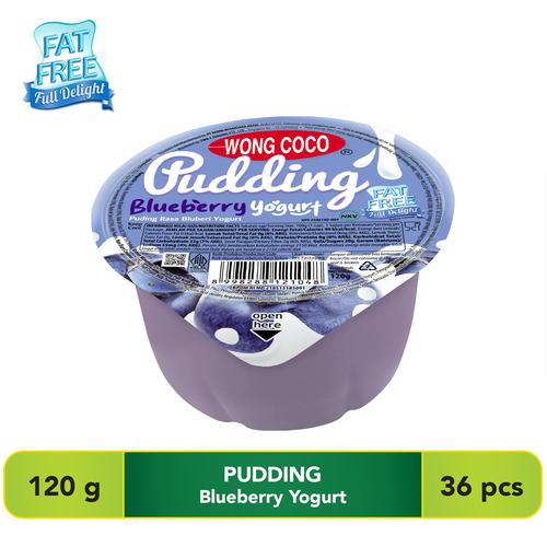 Jual Wong Coco Pudding rasa Blueberry 120g x 36 cups (1karton) - Kota ...