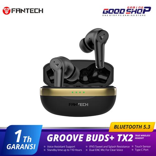Jual Fantech TWS Earphone Bluetooth True Wireless GROOVE BUDS+ TX2 ...