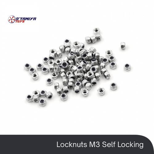 Jual Lock Nuts Silver M3 Stainless Self locking Nylon Locknuts - Kota Depok - Tamiya Online SHOP ...