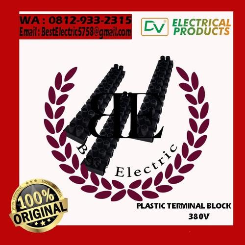 Jual PLASTIC TERMINAL BLOCK DV / TKS 16L / 12p-16mm / 380V 16A ...