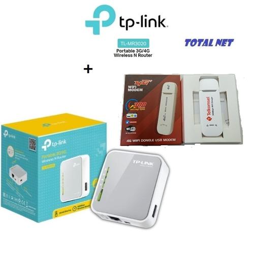 Jual TP-Link TL-MR3020 MR3020 portable 3G/4G Wireless N Router - TL ...