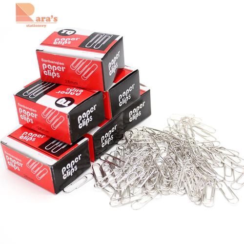 Jual Paperclip Silver Ukuran 28mm Isi 80/box / Penjepit Kertas Berkas ...