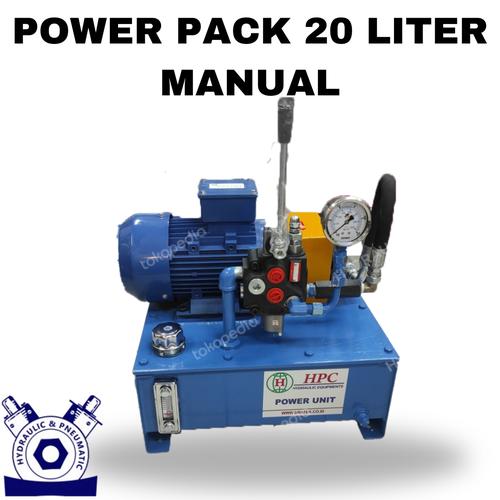Jual POWER PACK HYDRAULIC 20 LITER MANUAL CONTROL 3 PHASE - Jakarta ...