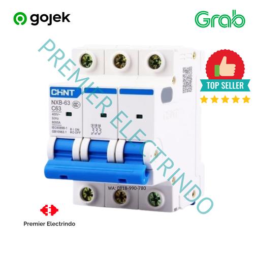 Jual MCB CHINT NXB-63 3P ( 6A / 10A / 16A / 20A / 25A / 32A ) - 6kA - 32A - Kota Tangerang ...