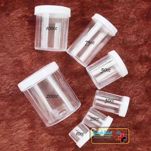 Jual Pot Urine 10 cc 20cc 30 cc 50cc 75cc 100cc 200cc Pot Obat Pot Lab ...