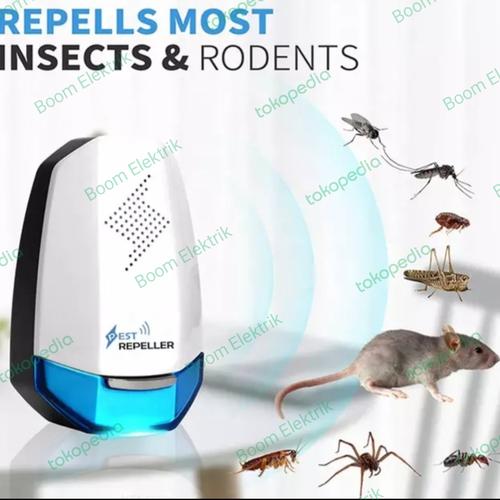 Jual Pengusir Tikus Alat Usir Serangga Ultrasonic Pest Repeller ...