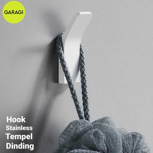 Promo GANTUNGAN HOOK HANGER STAINLESS STEEL TEMPEL DINDING DAPUR TOILET ...